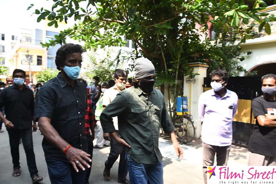 Comedy actor Vivek funeral photos